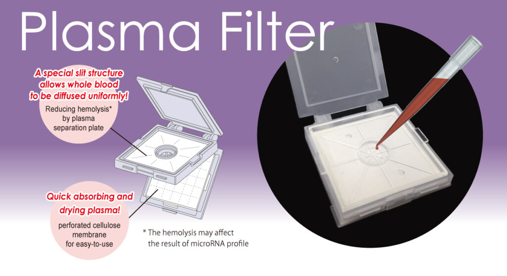 Plasma Separation Device "Plasma Filter" - WATSON