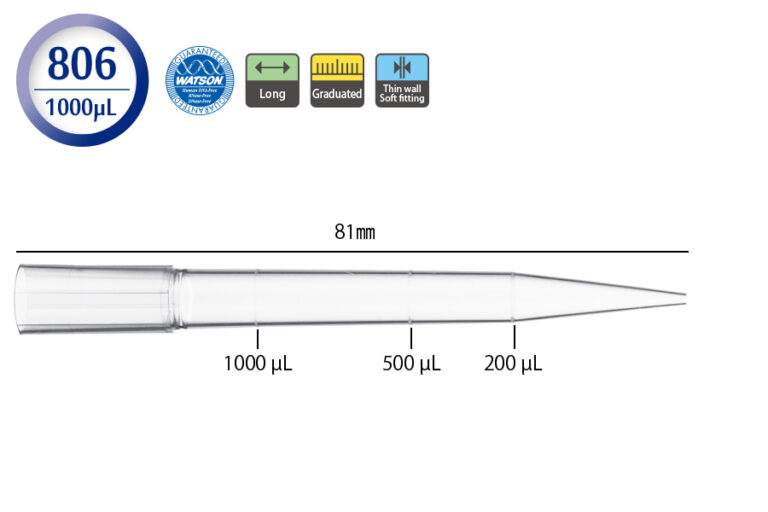 1000 µL / 1200 µL pipette tips - WATSON